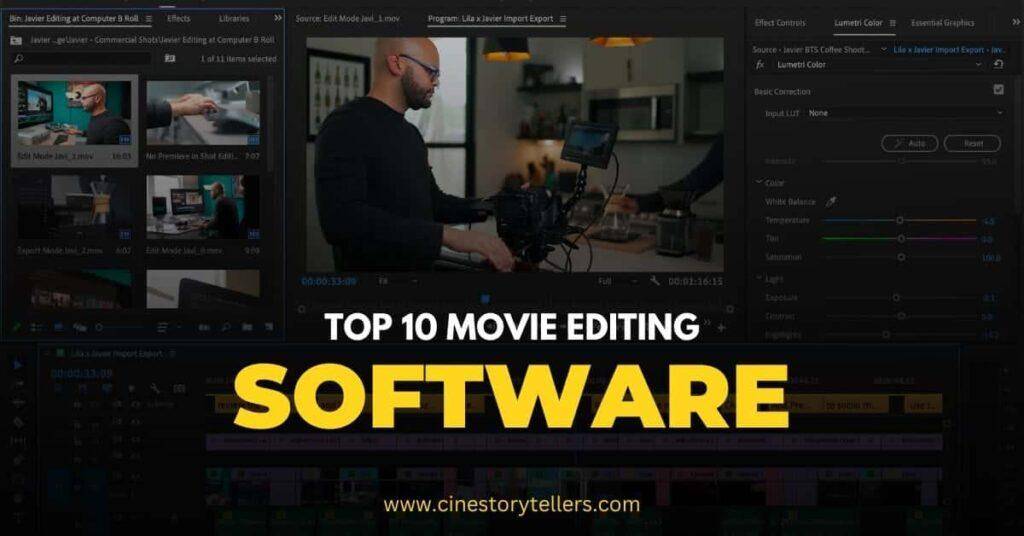 Top 10 Movie Editing Software – Cine Storytellers